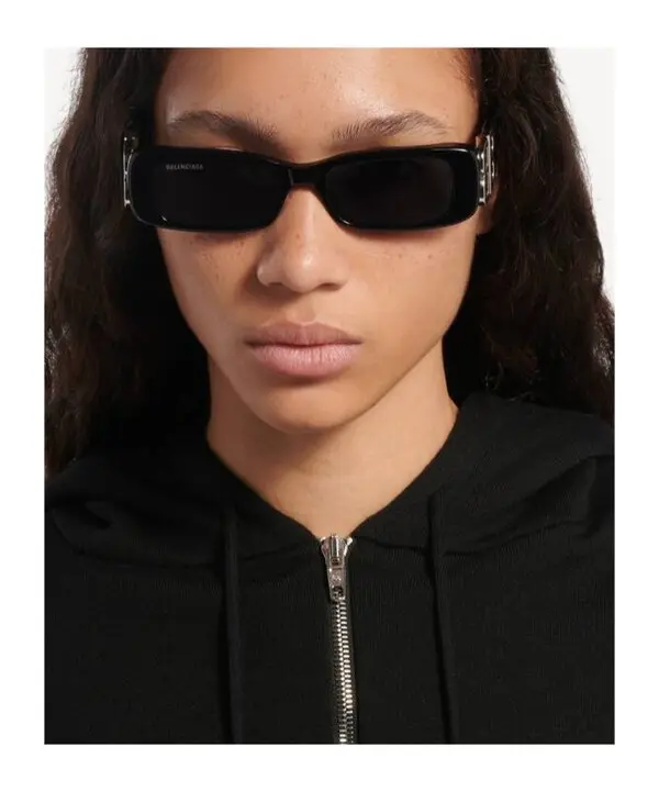 Balenciaga Dynasty Rectangle Sunglasses