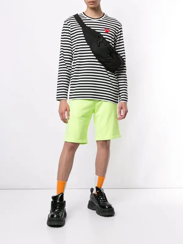 Play Comme Des Garcon Embroidered Logo T-shirt
