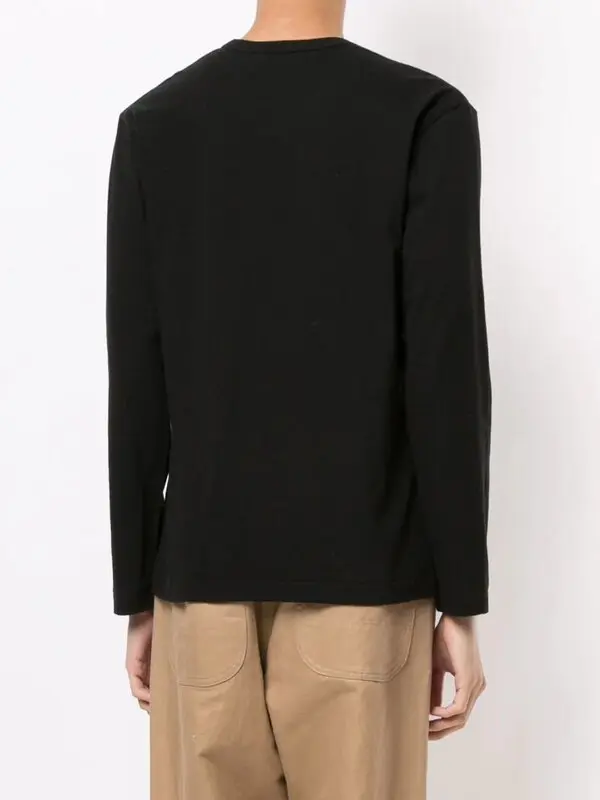 Play Comme Des Garcon Embroidered Logo T-shirt