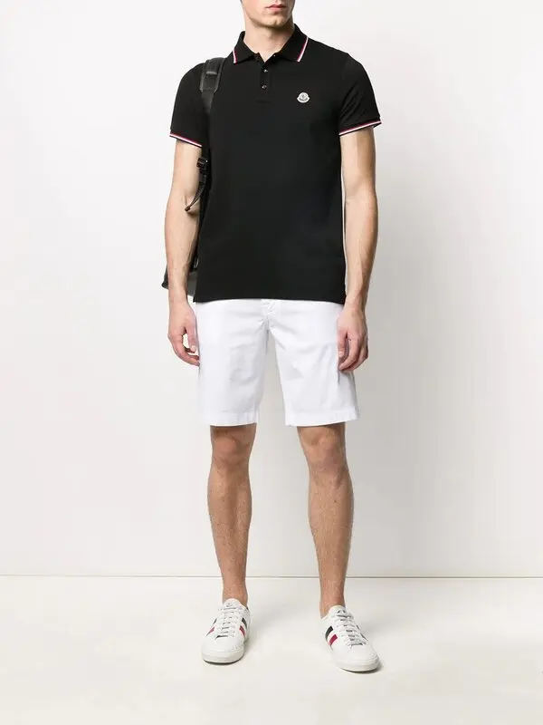 Moncler Logo Patch Polo Shirt