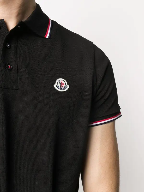 Moncler Logo Patch Polo Shirt