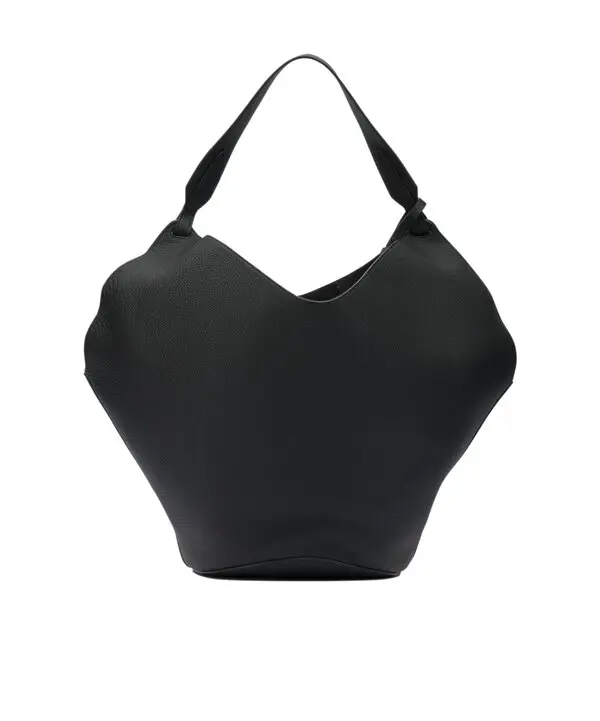 Khaite Lotus Medium Shopping Bag - Black