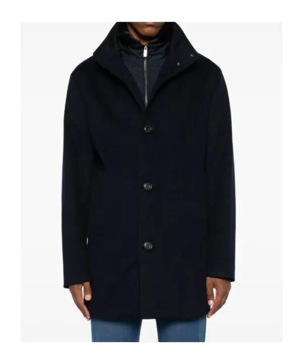 PAUL  SHARK Paul Shark Stand-collar Car Coat