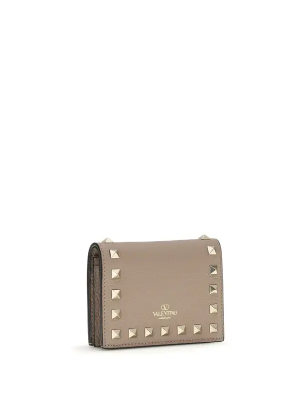 Valentino Garavani Rockstud Leather Wallet
