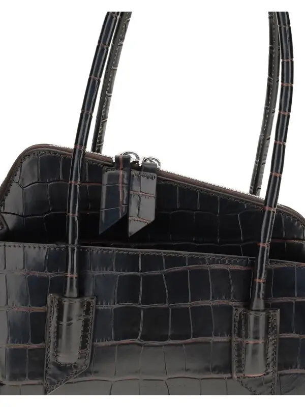 Attico Small La Passeggiata Shoulder Bag - Black