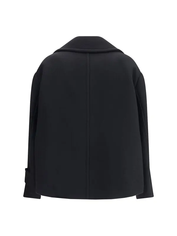 Chloé Oversize Short Coat - Black
