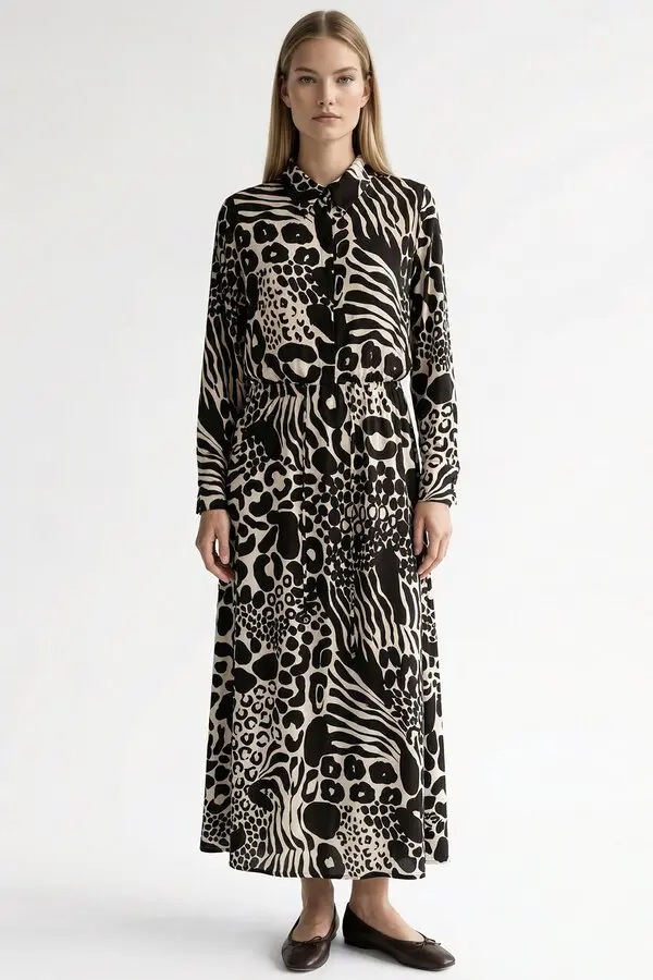 EXQUISE Marina Maxi Dress - Black