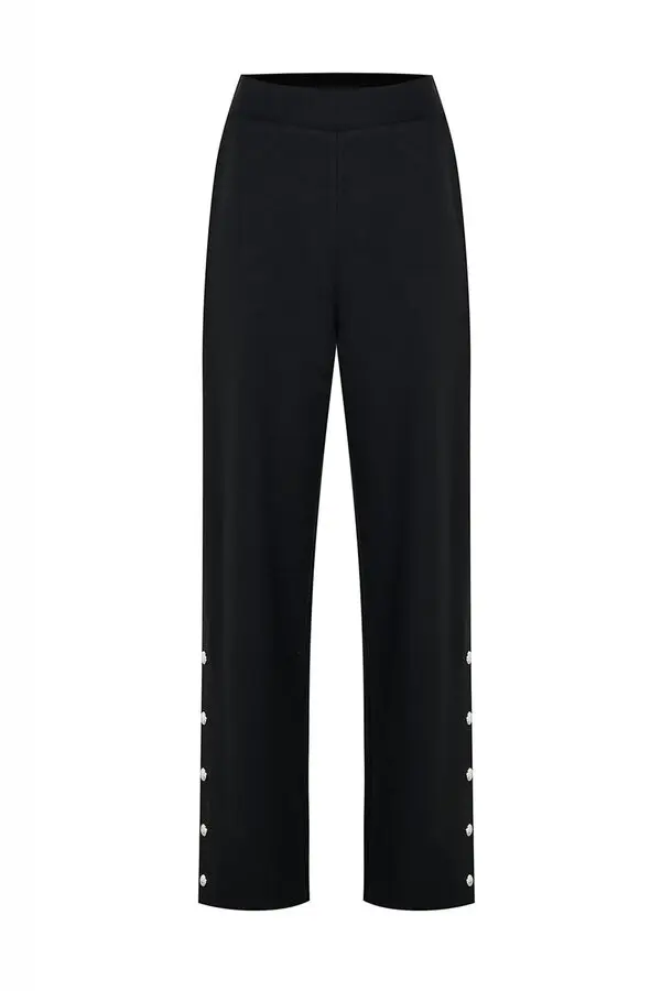 EXQUISE Vivienne Chic Comfort Knit Trousers
