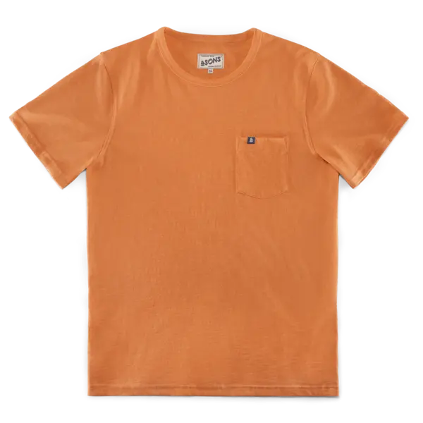 &SONS TRADING CO Slub Pocket T-shirt Fade