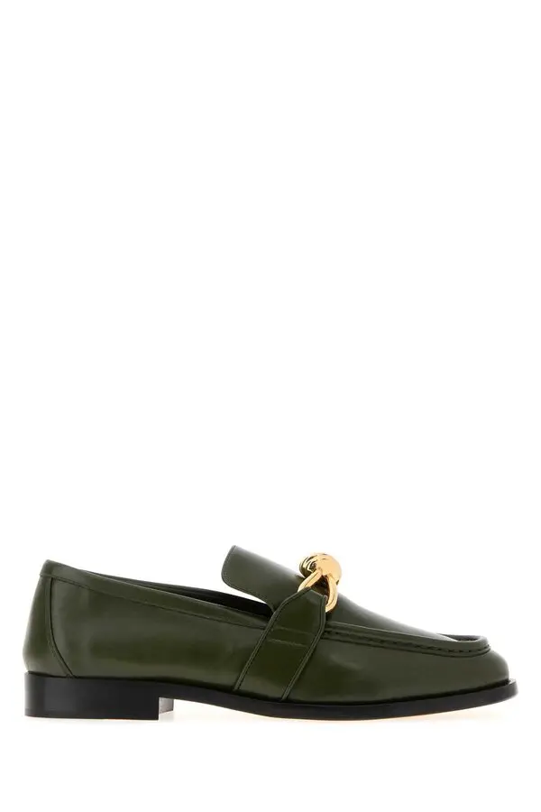 Bottega Veneta Horsebit Loafers - Green