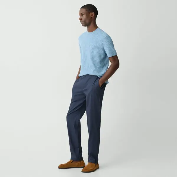 Theory Curtis Drawstring Pant In Good Linen