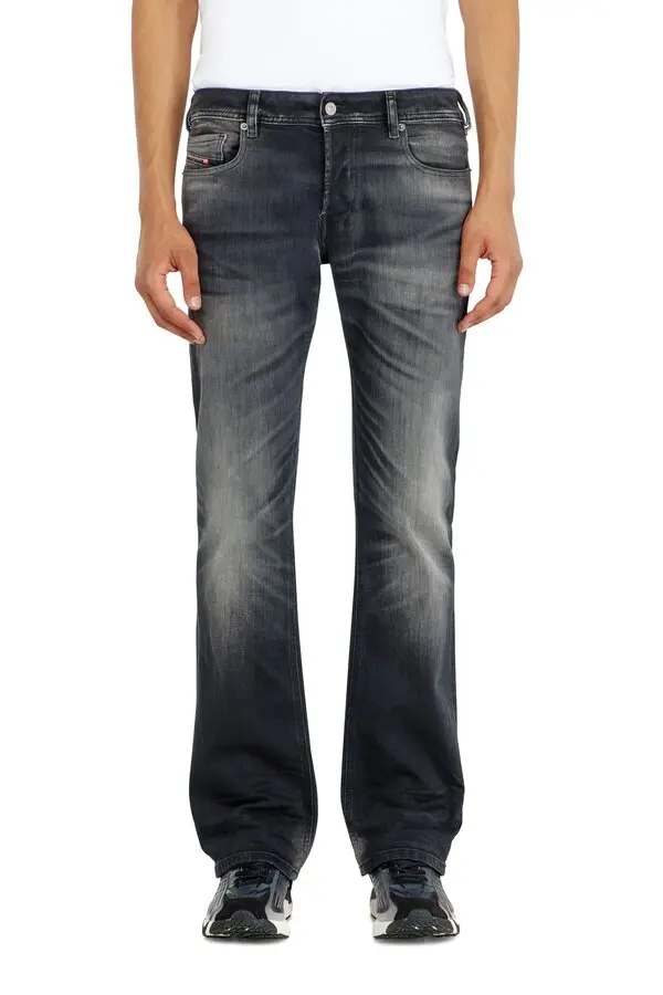 DIESEL® Bootcut Jeans Low Waist 2007 Zatiny, /dark Grey, Button Fly