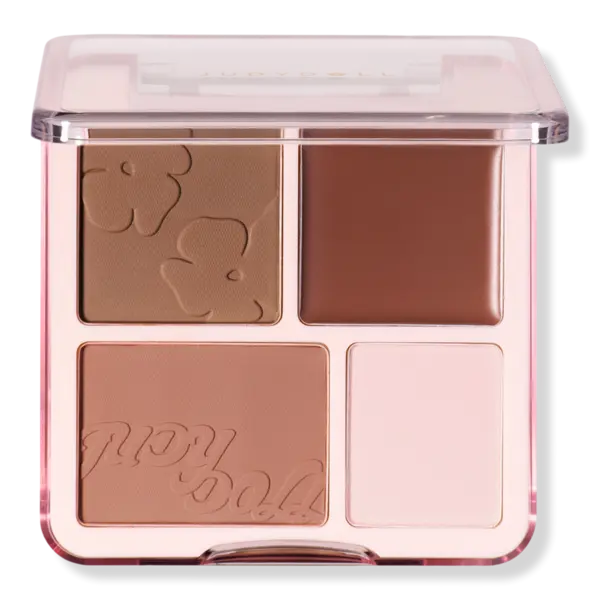 JUDYDOLL 2 In 1 Blush Highlight Palette - 101 Bare Essential