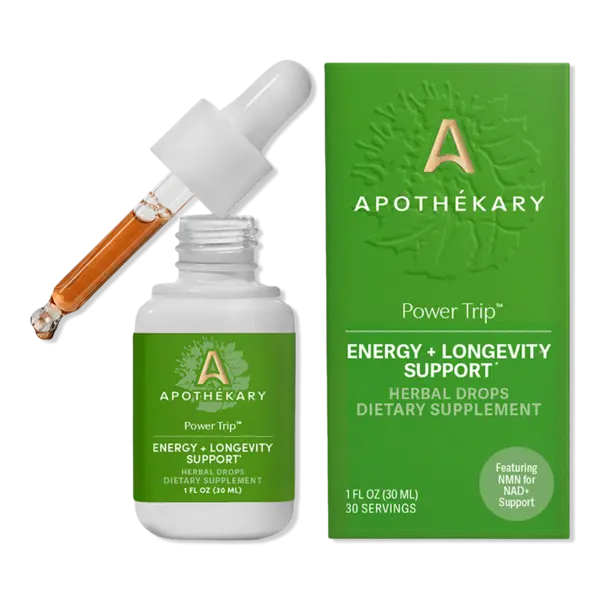 APOTHEKARY Power Trip Energy And Longevity Support Herbal Drops - One-color