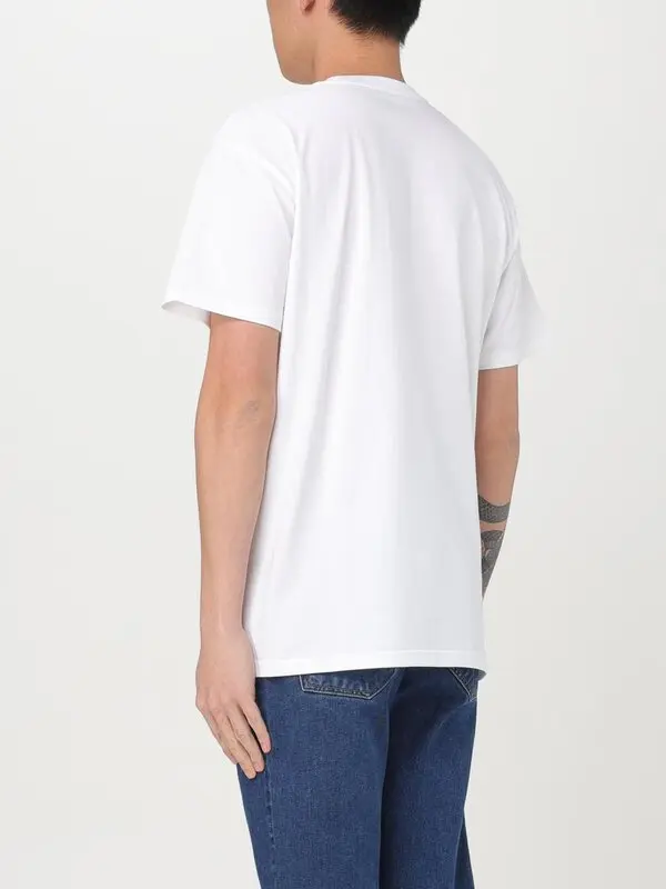 Carhartt Work In Progress Cotton T-shirt With Contrast Embroidered Logo