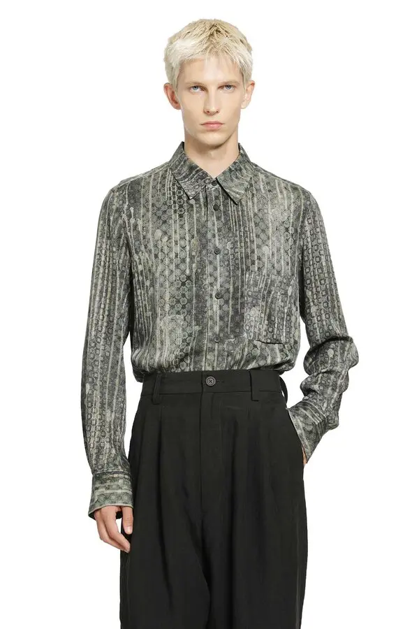ZIGGY CHEN Claassic Digital Print Shirt