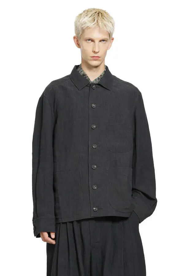 ZIGGY CHEN Spread Collar Chore Jacket