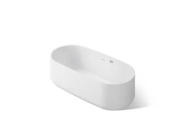 KOHLER Ceric 65-1/4" X 31-5/16" Freestanding Heated Bubblemassage Bath