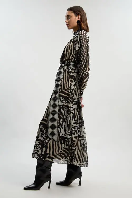 Karen Millen Print Maxi Dress
