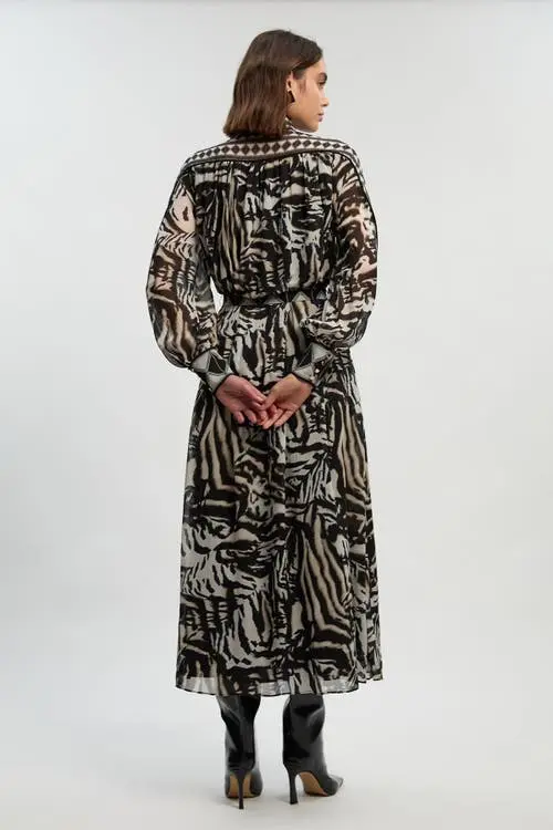 Karen Millen Print Maxi Dress