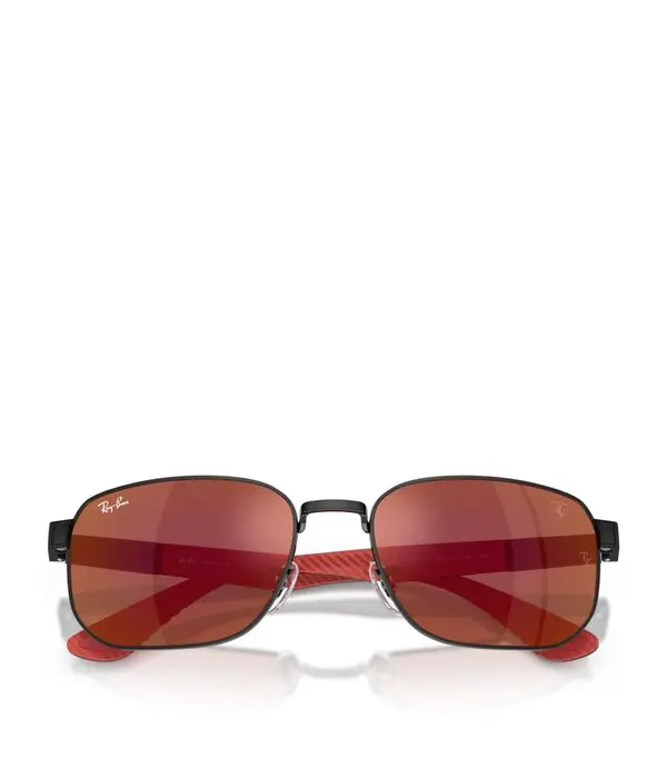 Ray-ban Scuderia Ferrari Square Frame Sunglasses
