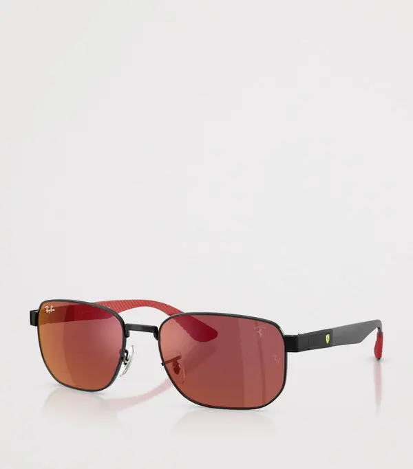 Ray-ban Scuderia Ferrari Square Frame Sunglasses