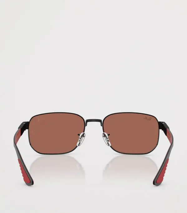 Ray-ban Scuderia Ferrari Square Frame Sunglasses