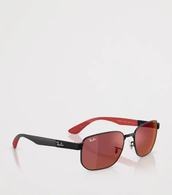 Ray-ban Scuderia Ferrari Square Frame Sunglasses