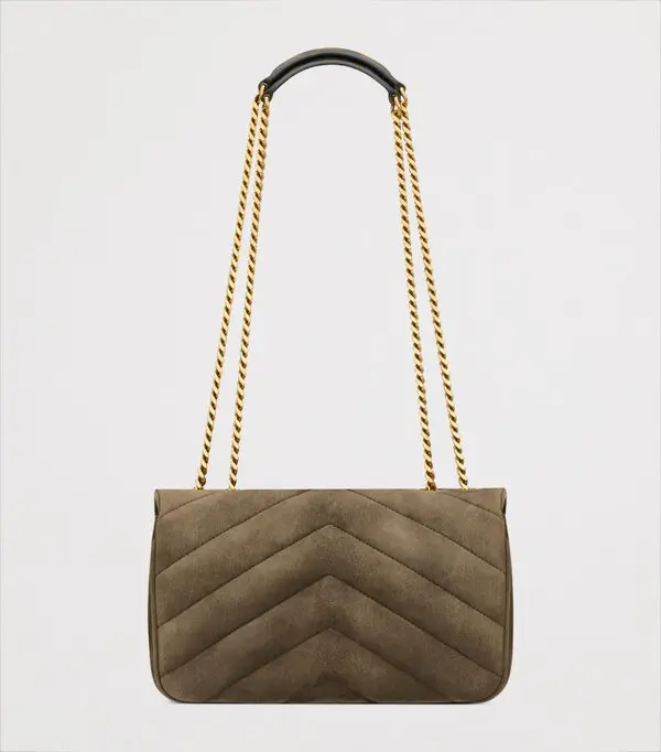 Saint Laurent Small Suede Loulou Shoulder Bag