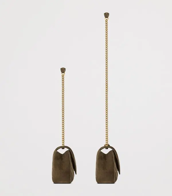 Saint Laurent Small Suede Loulou Shoulder Bag