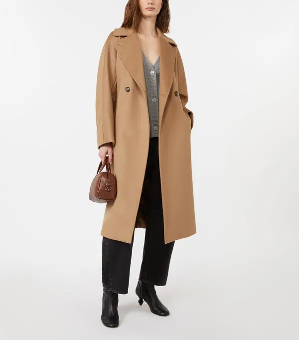 Max Mara Virgin Wool Belted Coat