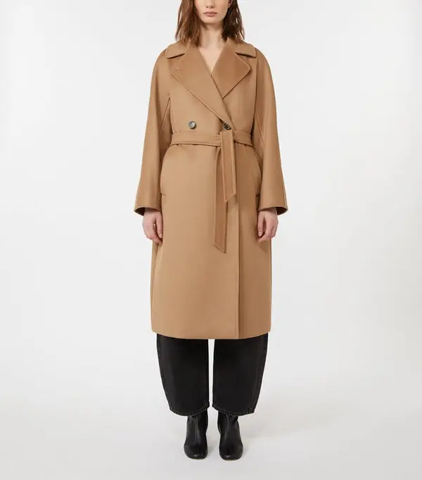 Max Mara Virgin Wool Belted Coat