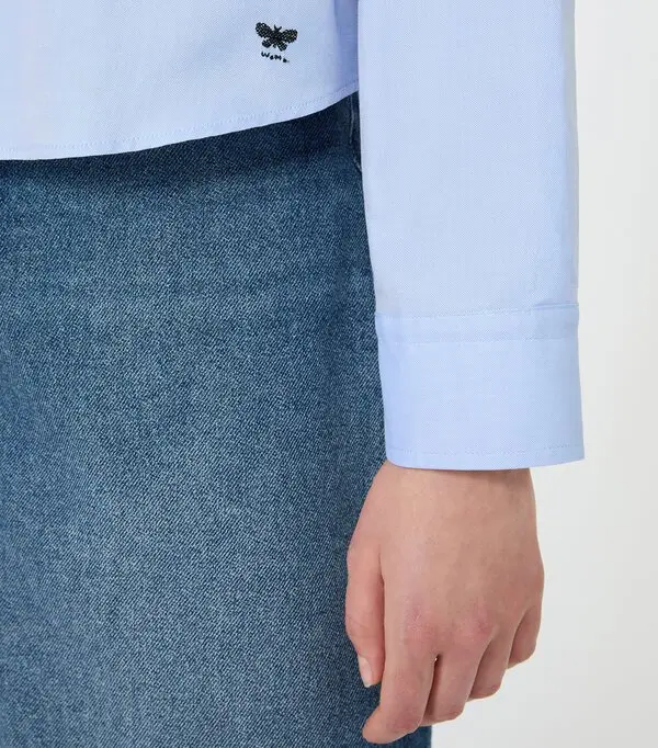 Max Mara Cotton Cropped Shirt