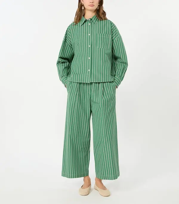 Max Mara Cotton Stripe Shirt
