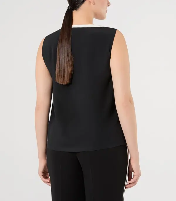 Marina Rinaldi Silk Sleeveless Top