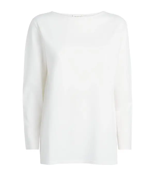 Max Mara Crew Neck Sweater - White