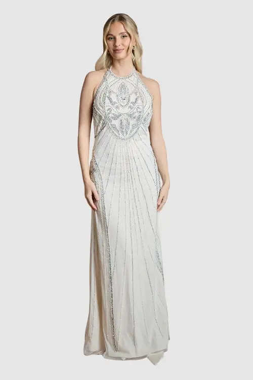 Coast Embellished Halterneck Maxi Dress