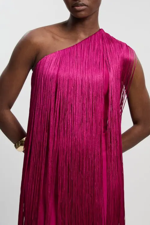 Karen Millen Bandage Fringe Mini Dress