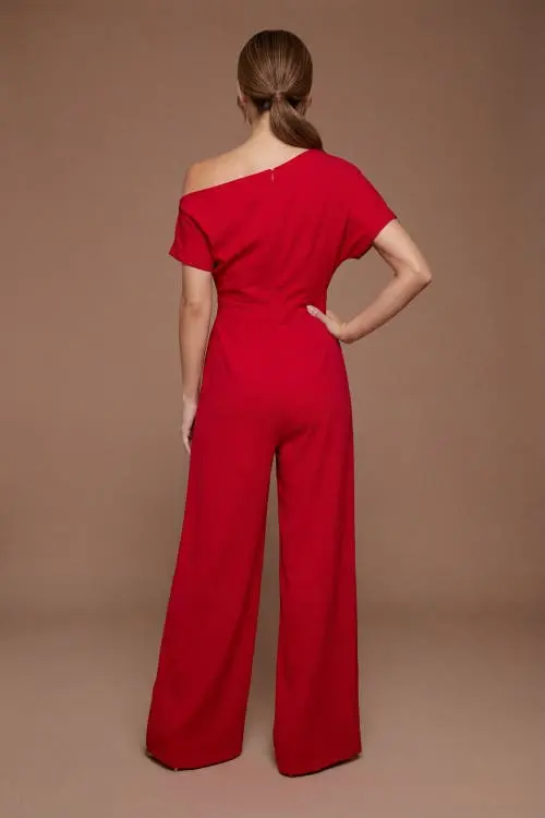 Coast Petite Off Shoulder Jumpsuit