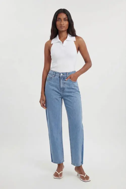 Karen Millen Barrel Leg Jeans