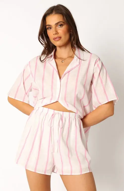 PETAL & PUP Costa Button-up Shirt & Shorts Set