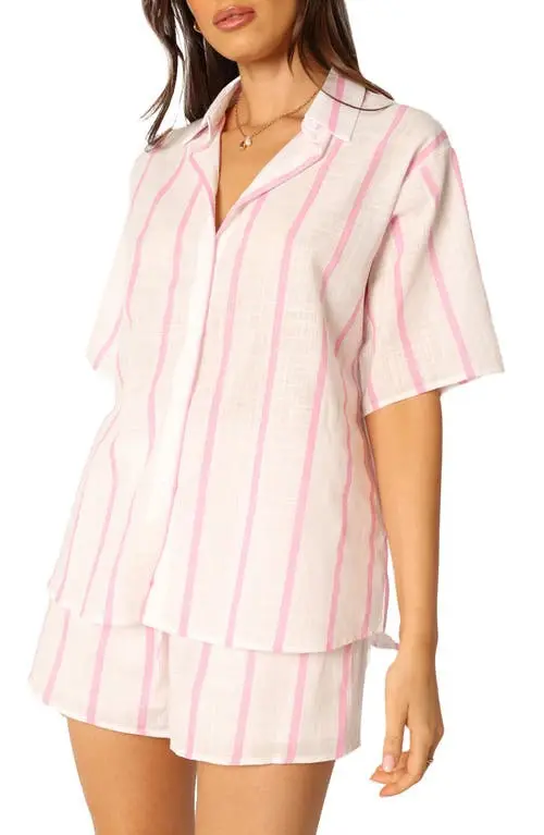 PETAL & PUP Costa Button-up Shirt & Shorts Set