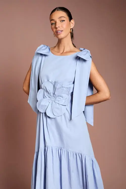 Coast Floral Corsage Fit & Flare Dress