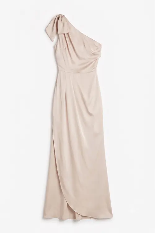 Coast Detail Bow Maxi Dress - Champagne