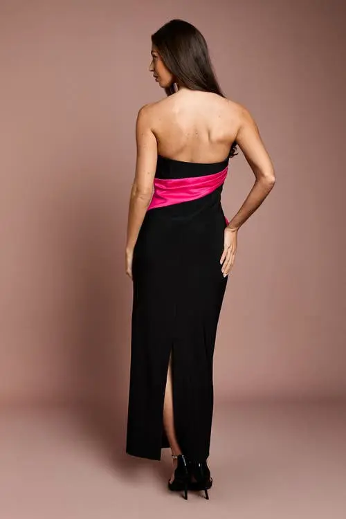 Coast Bandeau Maxi Dress With Bow Detail