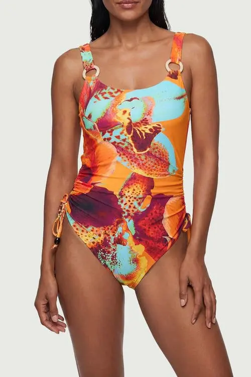 Karen Millen Floral Beaded Swimsuit