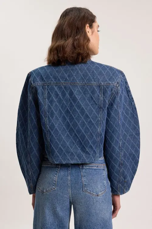 Karen Millen Denim Balloon Jacket
