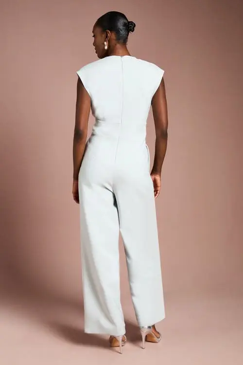 Coast Belted Wide-leg Jumpsuit