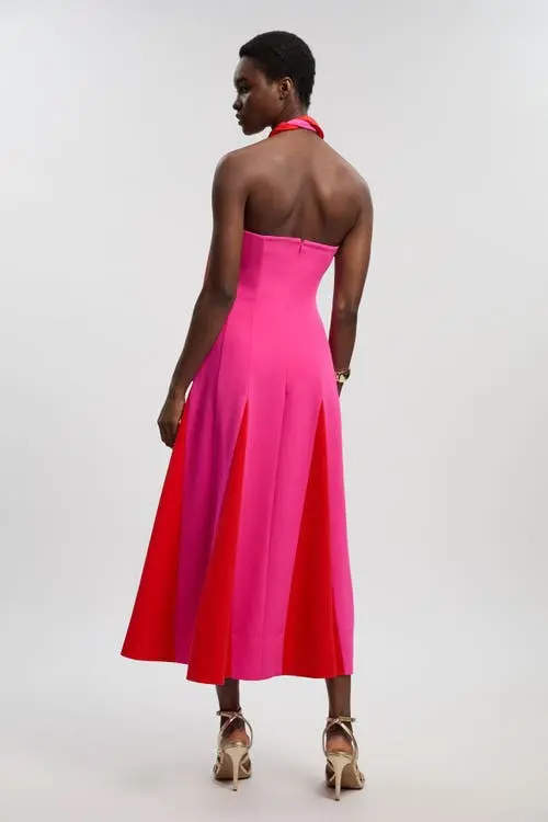 Karen Millen Colour Block Maxi Dress