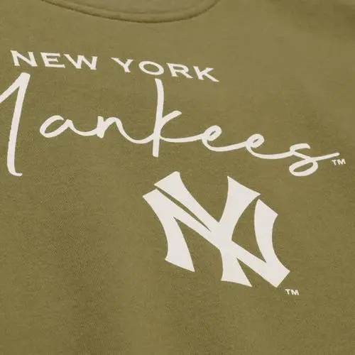 Mitchell & Ness New York Yankees Cooperstown Collection Fleece Sweatshirt - Olive